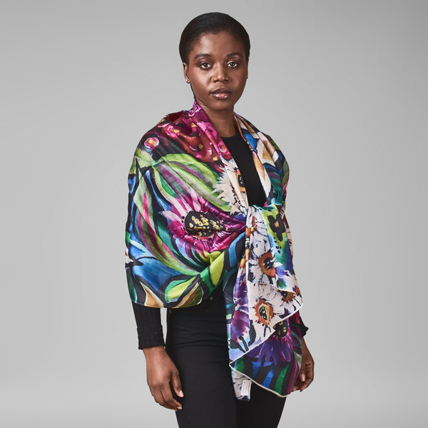 Exclusive Silk - Evening Flower – Cashmere South Africa